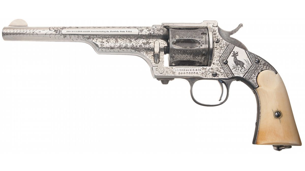 Deluxe, Factory Engraved Merwin Hulbert Single Action Revolver with ...