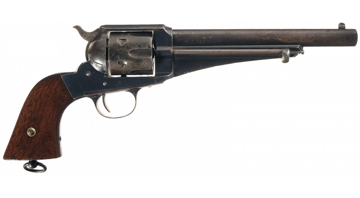 Desirable Blued Remington Model 1875 Single Action 44-40 Army Revolver