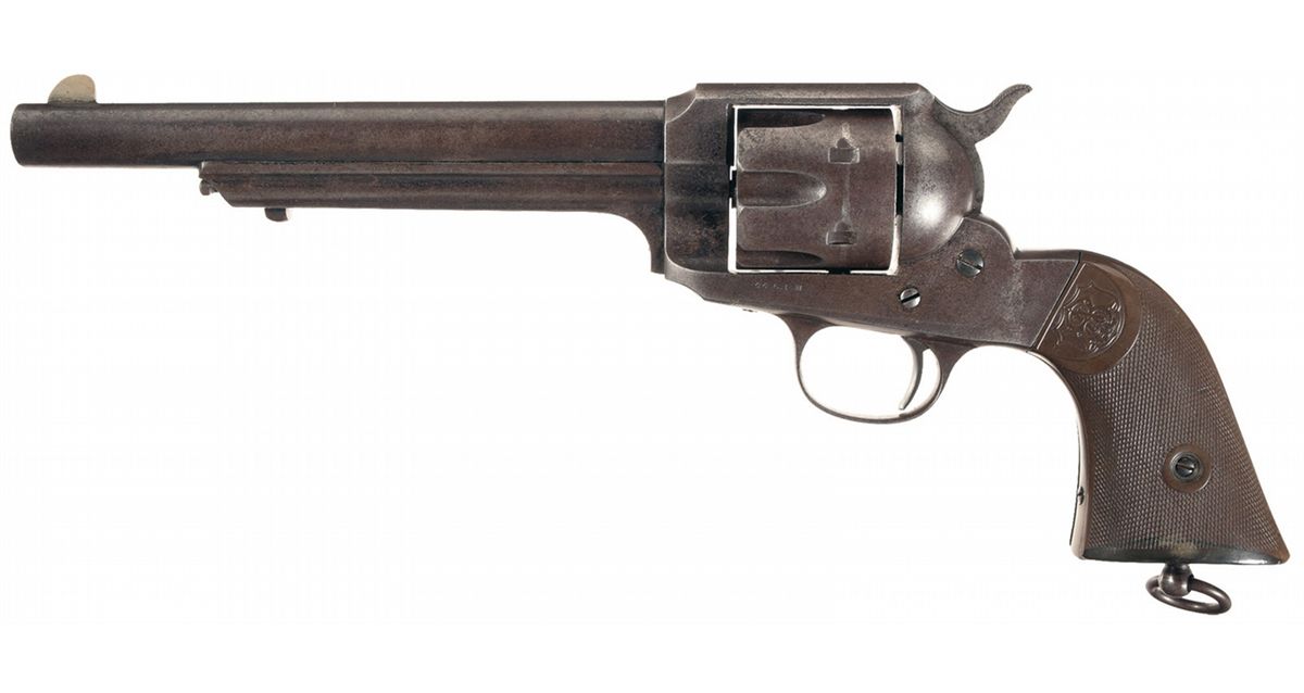 Desirable Blue Remington Model 1890 Single Action Army Revolver
