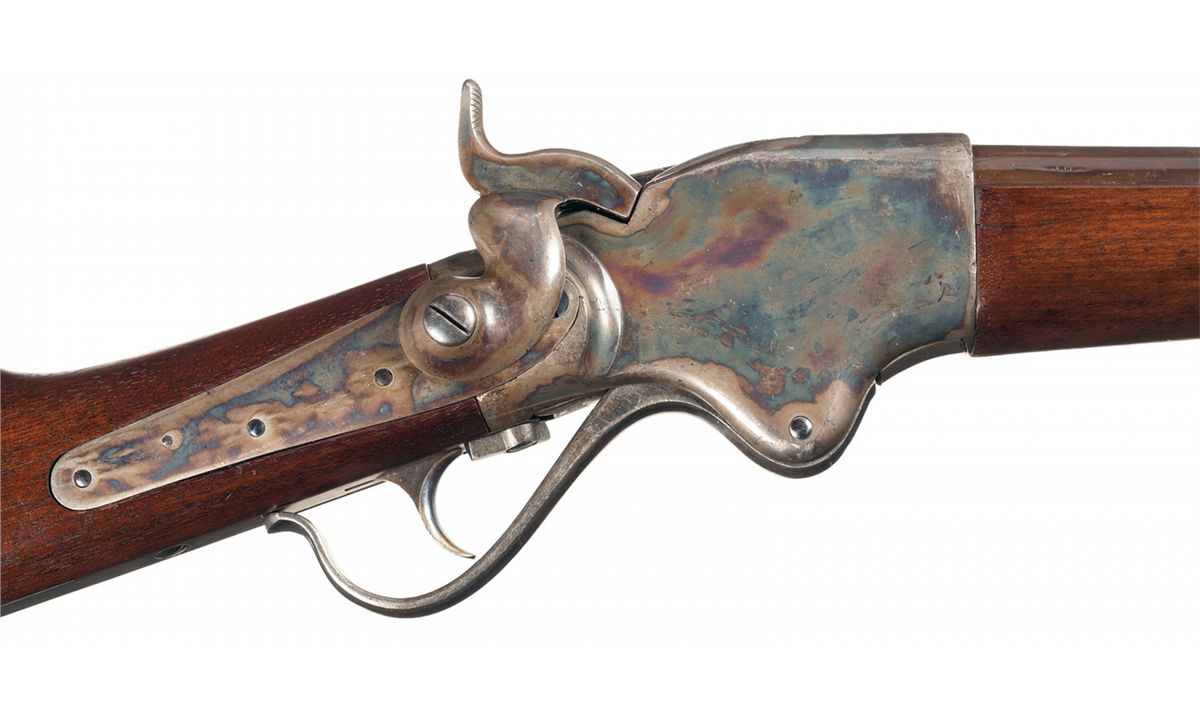 Magnificent Springfield Armory Rifle Musket Conversion of Spencer Carbine