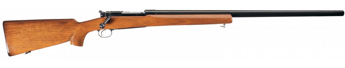 Pre-War Winchester Model 70 Bull Barrel Bolt Action Target Rifle in 300 ...