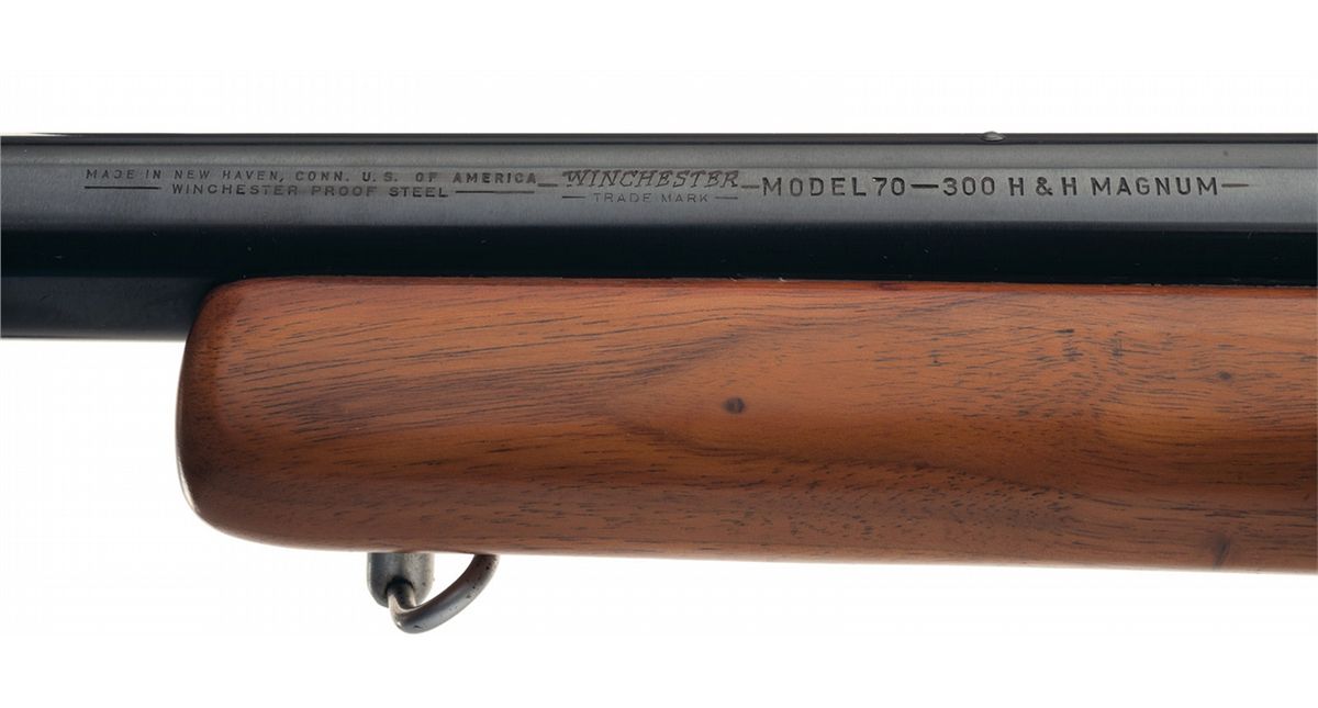 Pre-War Winchester Model 70 Bull Barrel Bolt Action Target Rifle in 300 ...