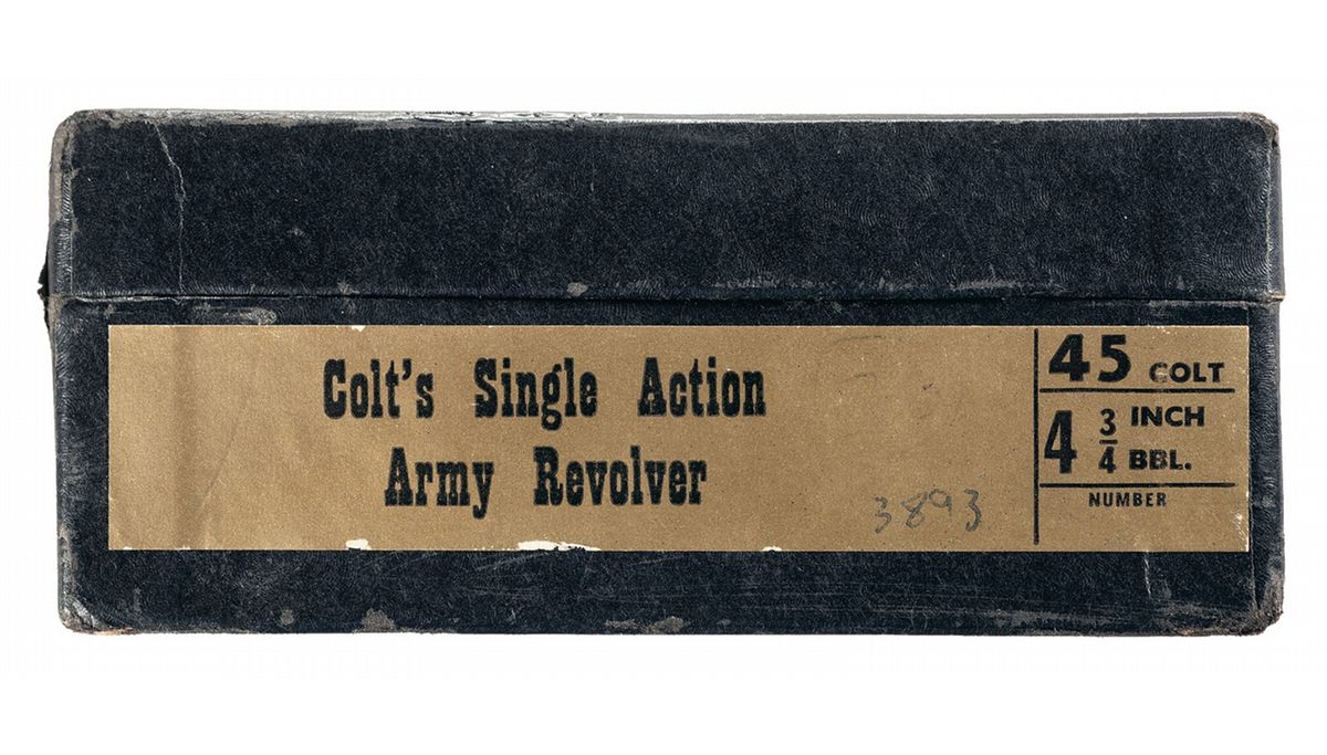 Exceptional Colt Second Generation Colt Single Action Army Revolver in ...