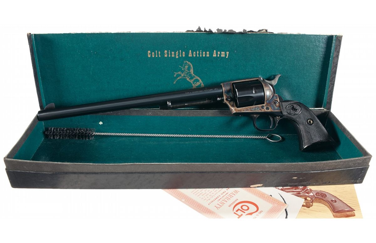 Excellent First Year Post War Production Colt Buntline Special Single ...