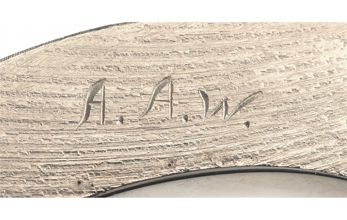 Factory Engraving Sample, Alvin A. White Signed Master Engraved Colt ...