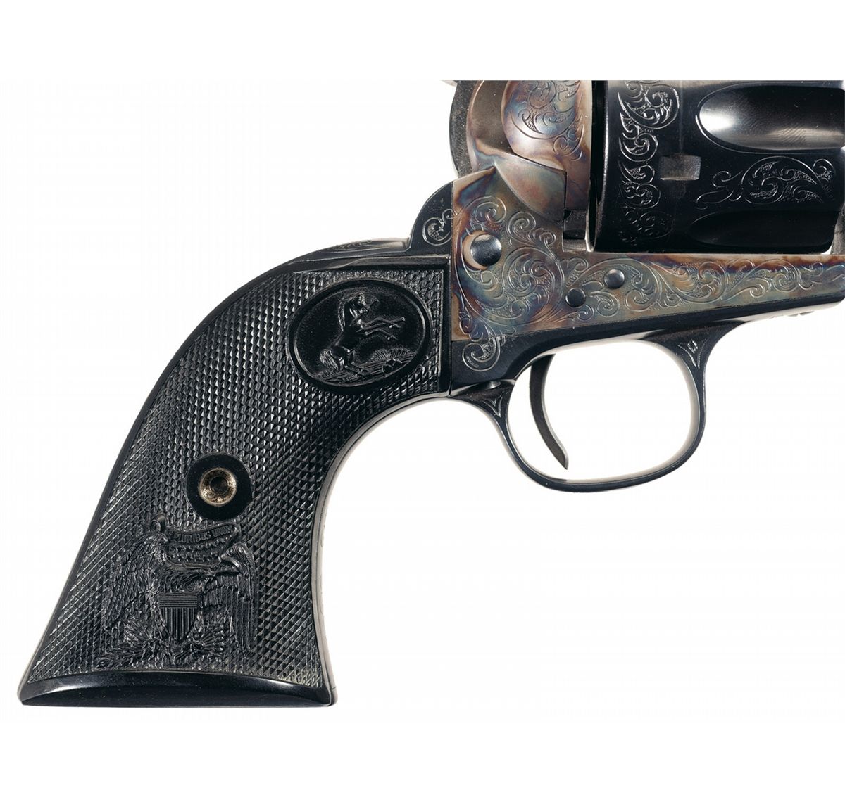 Master Engraved Black Powder Colt Single Action Army Revolver