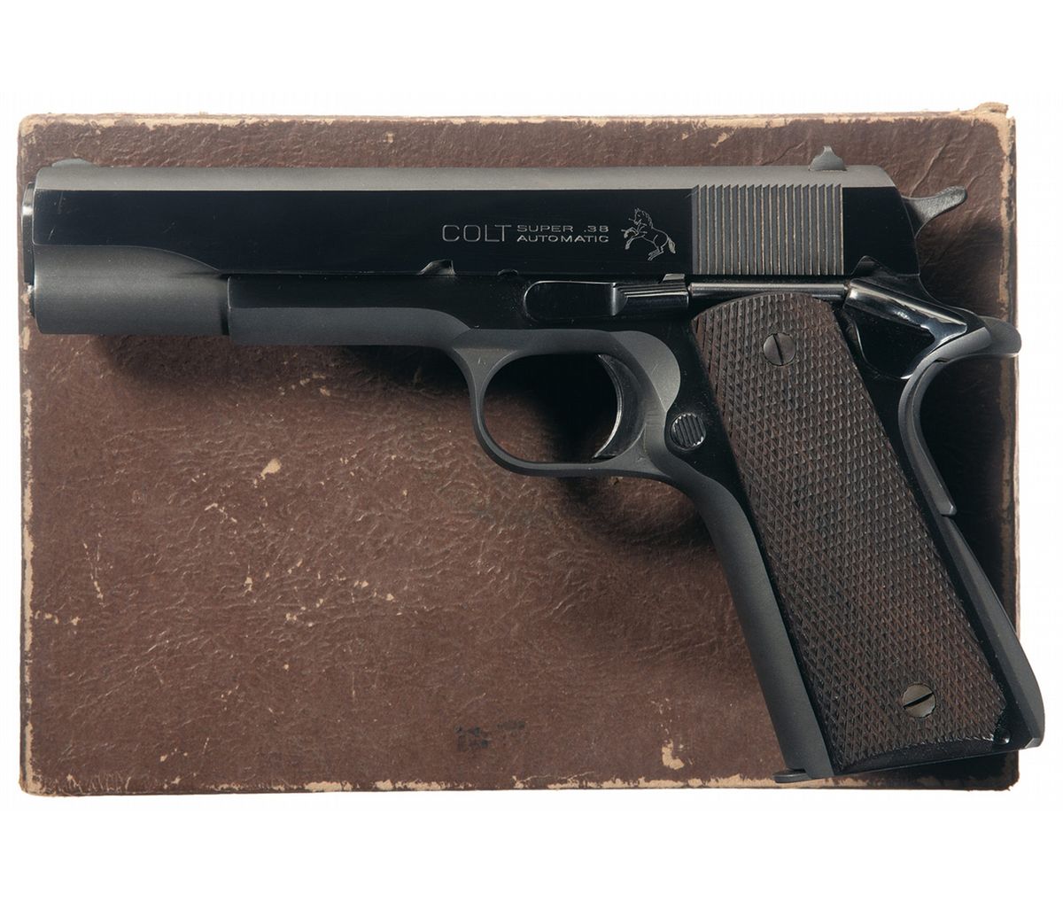 Colt Super 38 Government Model Semi-Automatic Pistol with Factory Box ...
