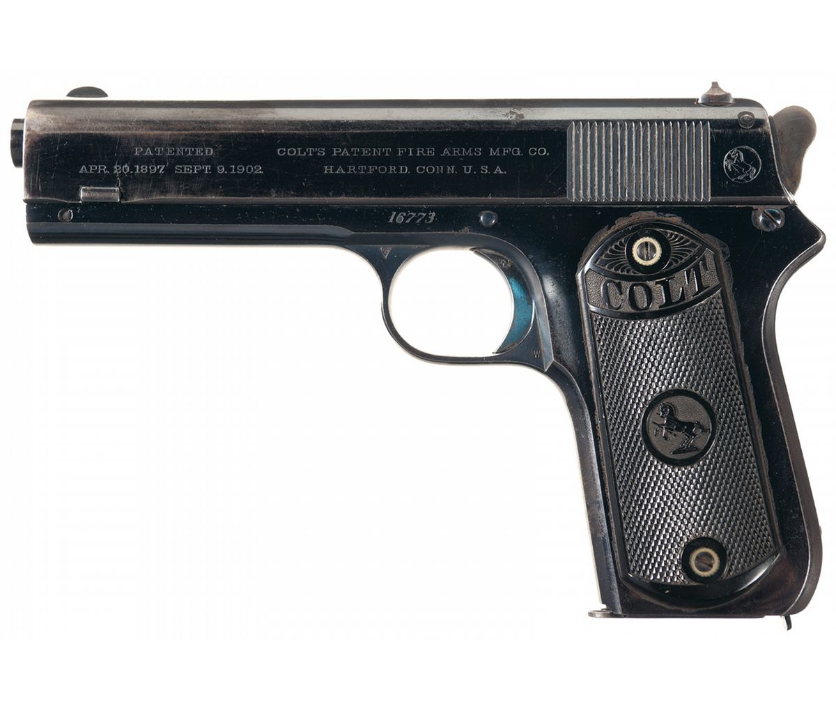 Colt Model 1903 Pocket Hammer Semi-Automatic Pocket Pistol