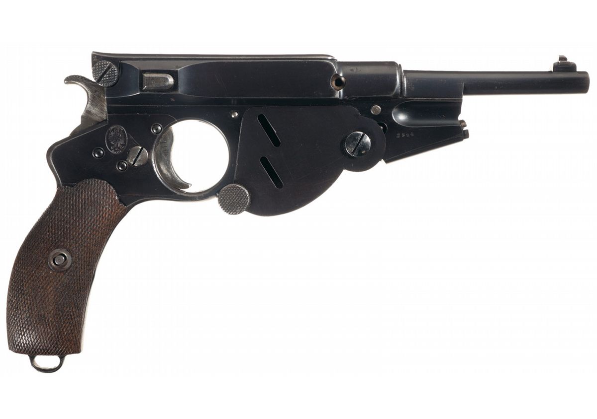 Rare Bergmann Theodore Model 1896 Number 3 Semi-Automatic Pistol