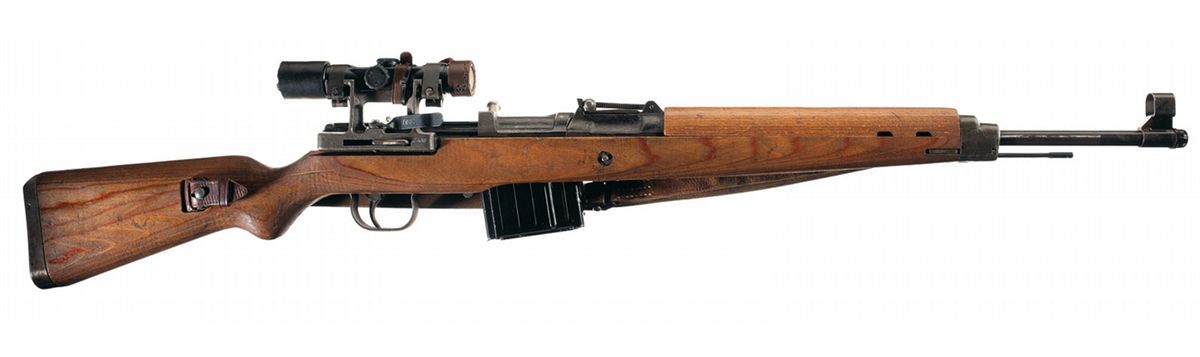 Extraordinary WWII Nazi K43 Sniper Rifle with Original ZF4 Scope, Mount ...