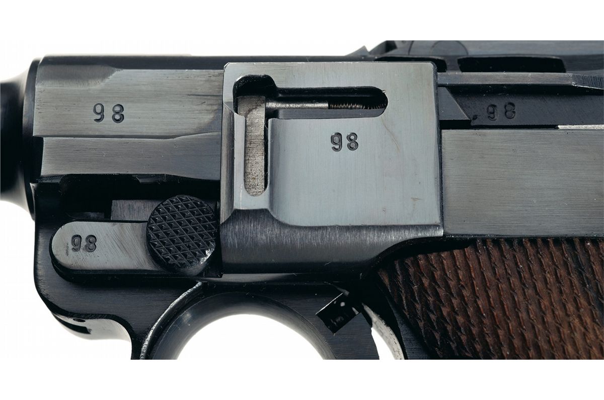 Rare Outstanding Mauser "P08" Factory Demonstration Cutaway Luger Pistol