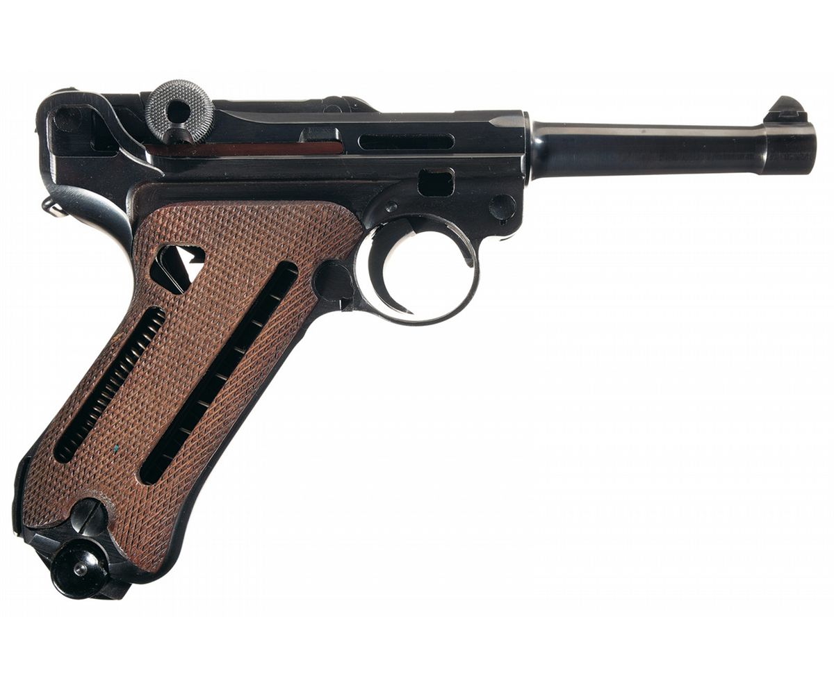 Rare Outstanding Mauser "P08" Factory Demonstration Cutaway Luger Pistol