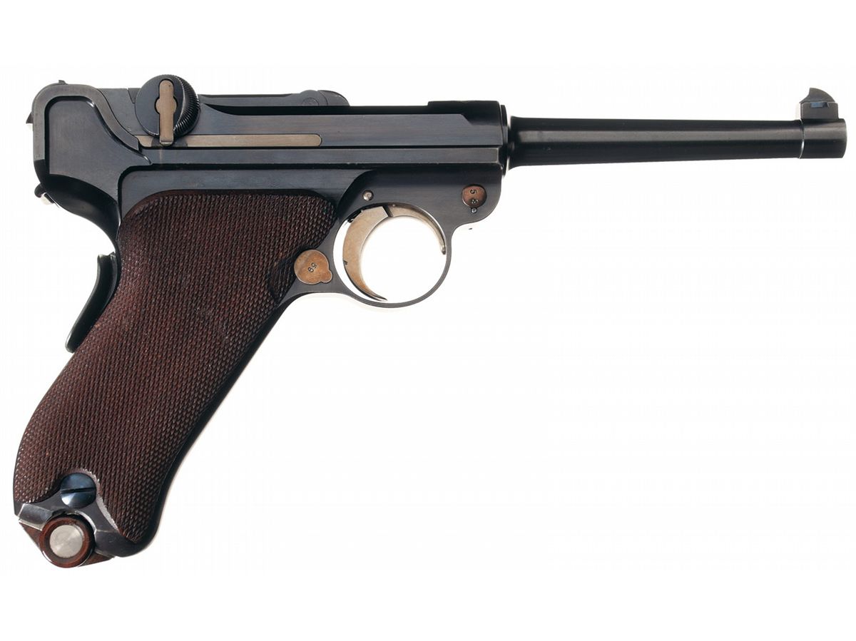 Rare Early Production Serial Number 159 DWM Model 1900 Swiss Contract ...