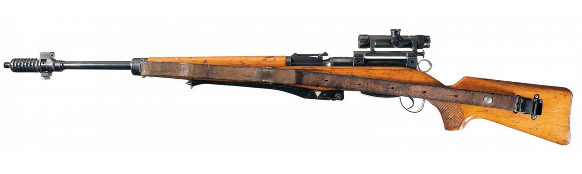 Scarce Swiss Military Straight Pull Sniper Rifle