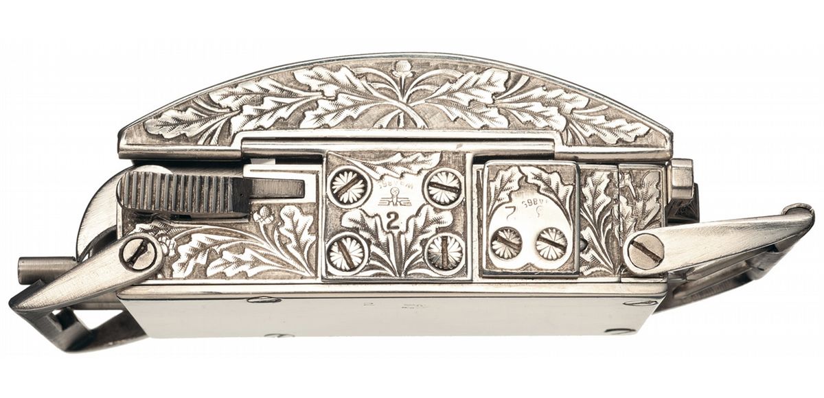 Unique/Rare Engraved Nazi Marked Belt Buckle Pistol