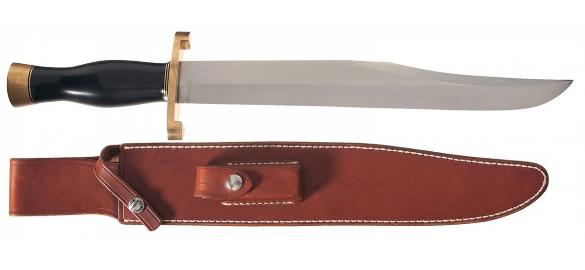 Randall Model 12-13 Raymond Thorp Bowie Knife with Sheath