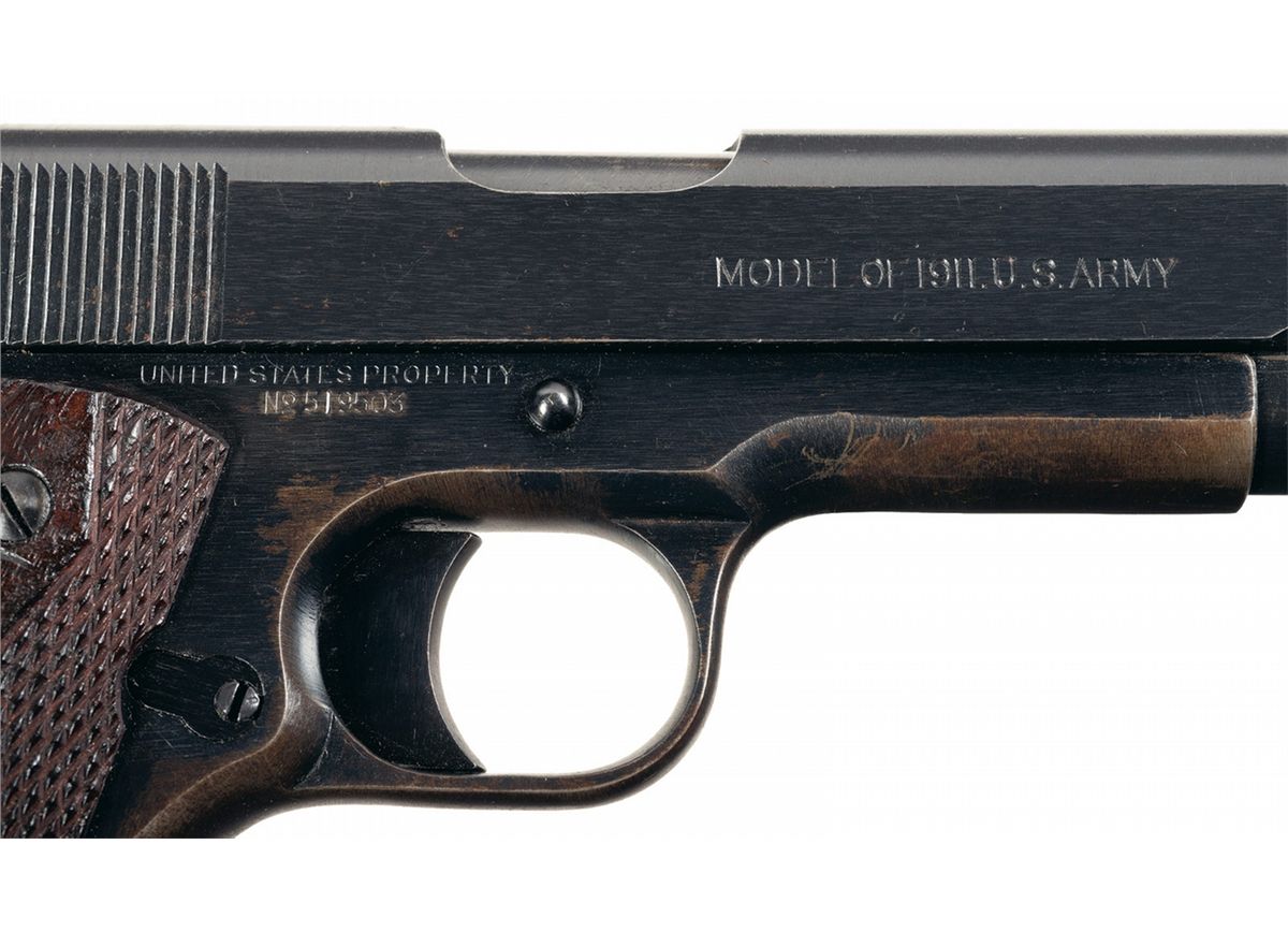 Excellent WWI Colt Model 1911 "Black Army" Semi-Automatic Pistol