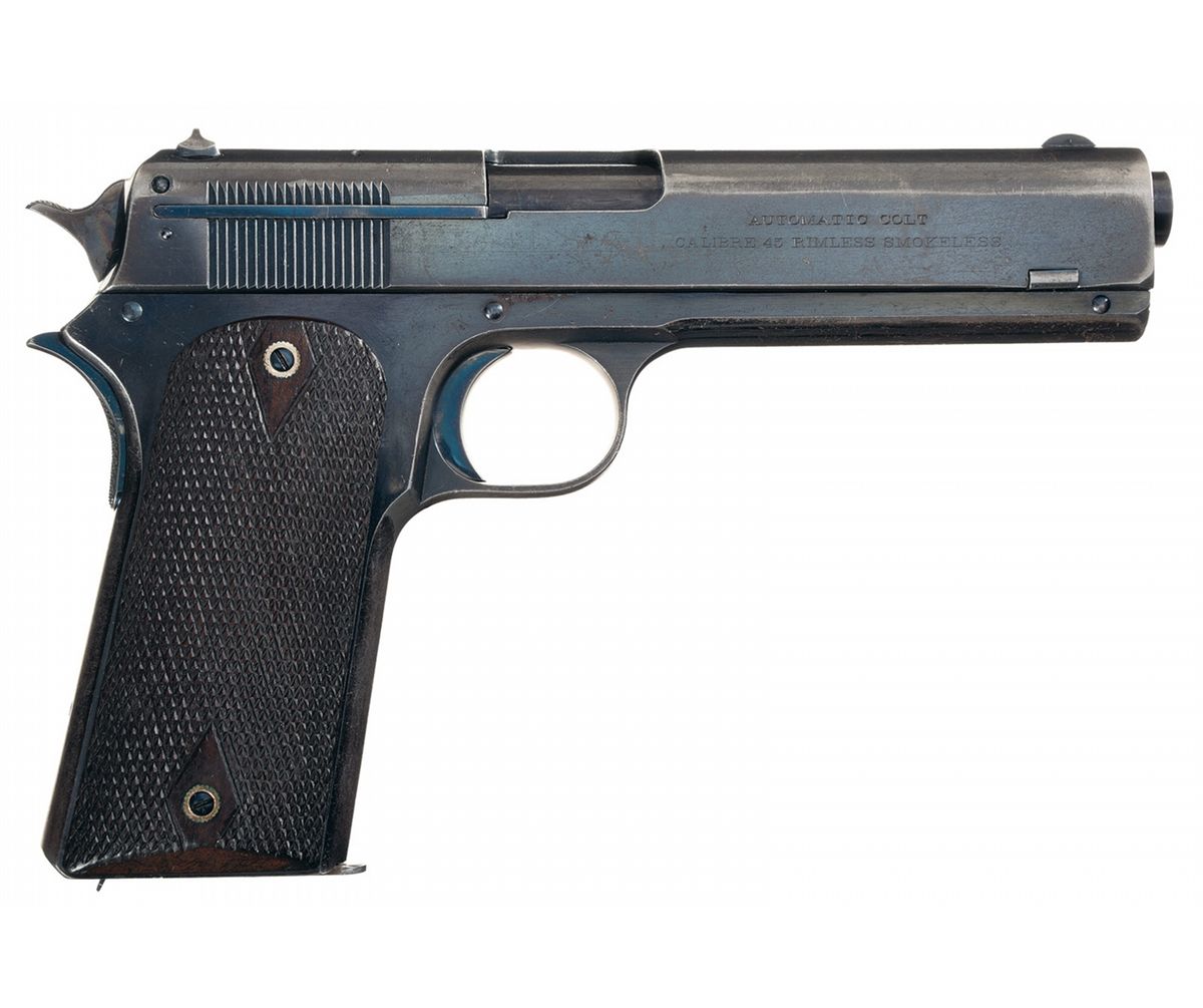 Exceptionally Rare Colt Model 1907 U.S. Army Test Trials Semi-Automatic ...