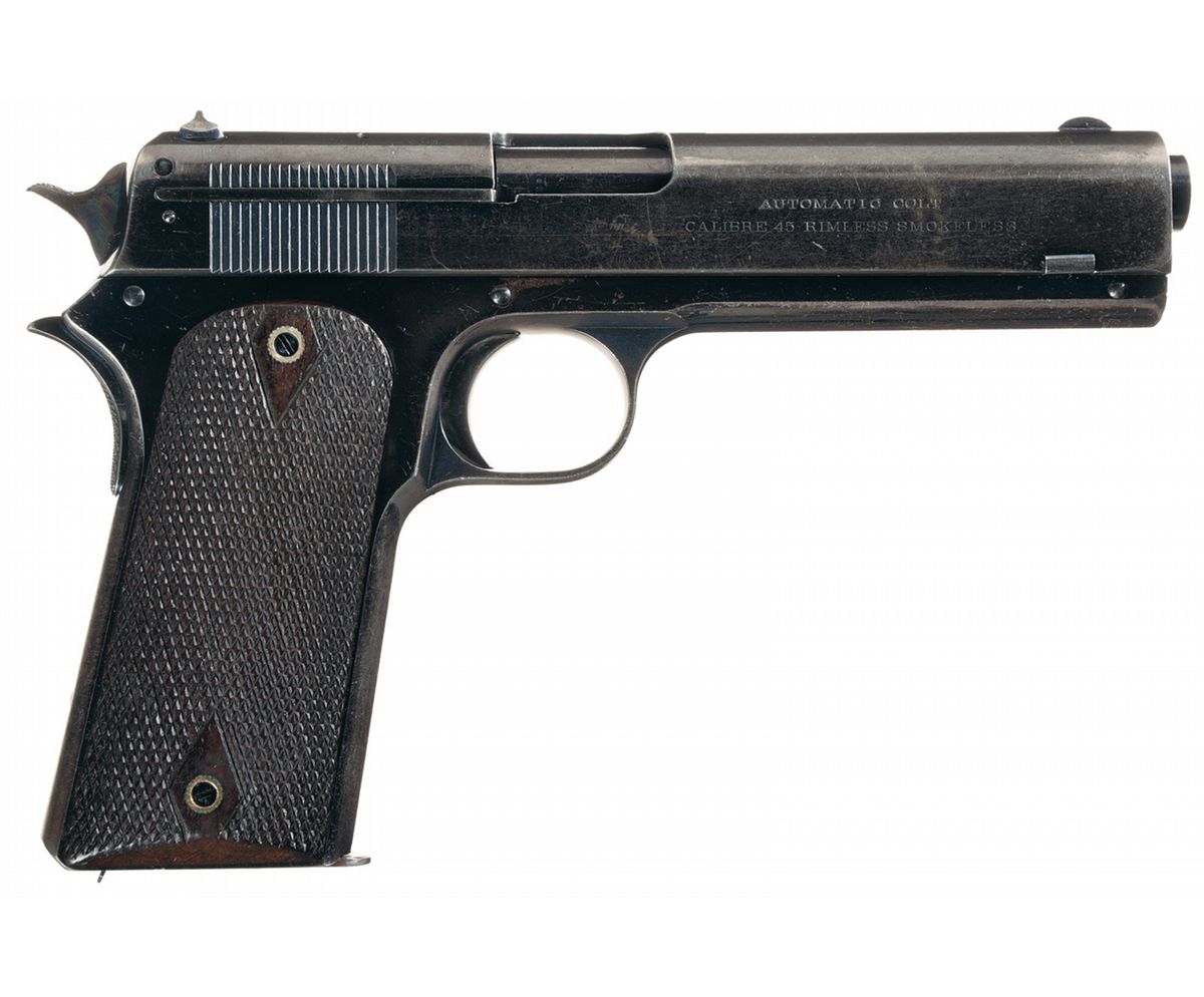 Exceptionally Rare Colt Model 1907 U.S. Army Test Trials Semi-Automatic ...