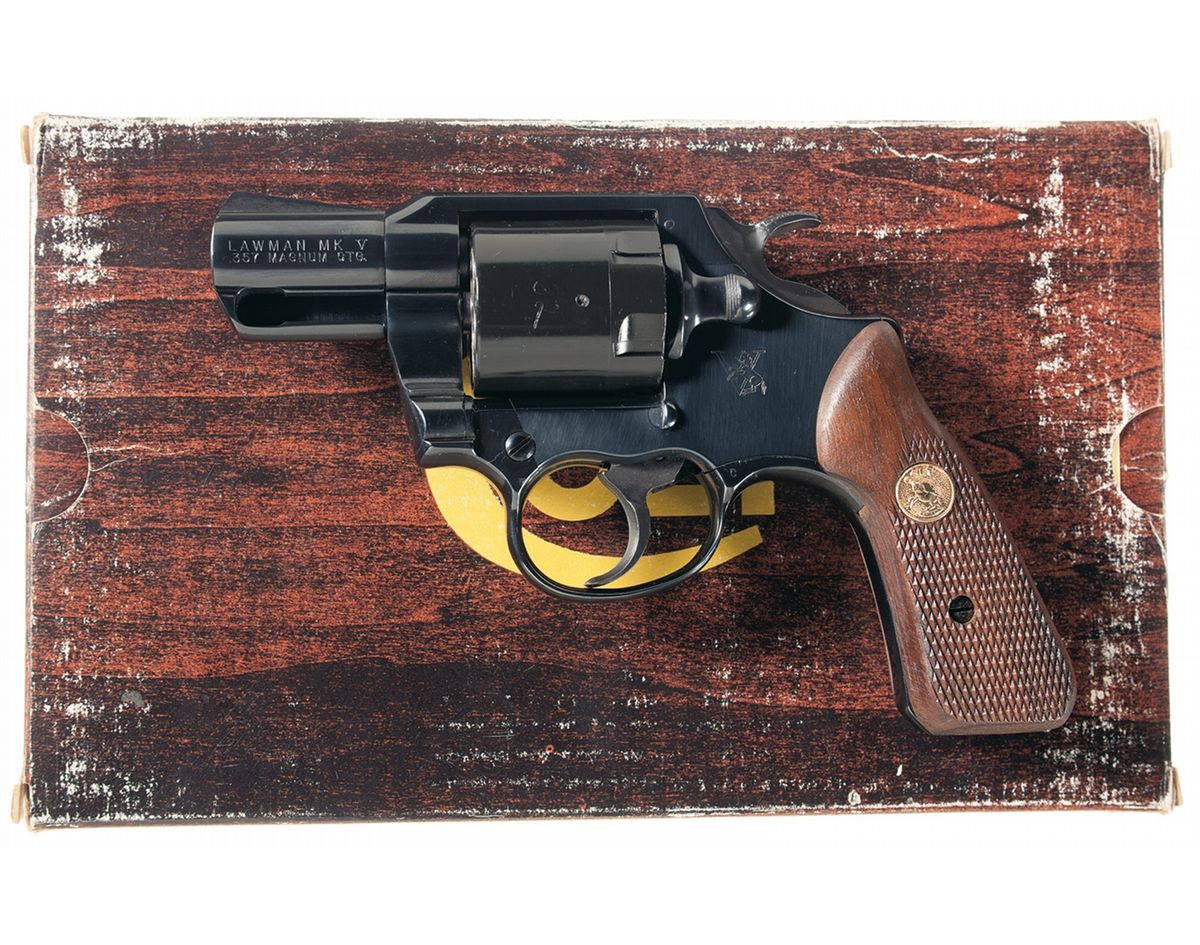 Extremely Intriguing Rare Prototype Colt Lawman Mark V Air Marshal ...