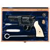 Cased Custom Engraved Smith & Wesson 357 Registered Magnum Double ...
