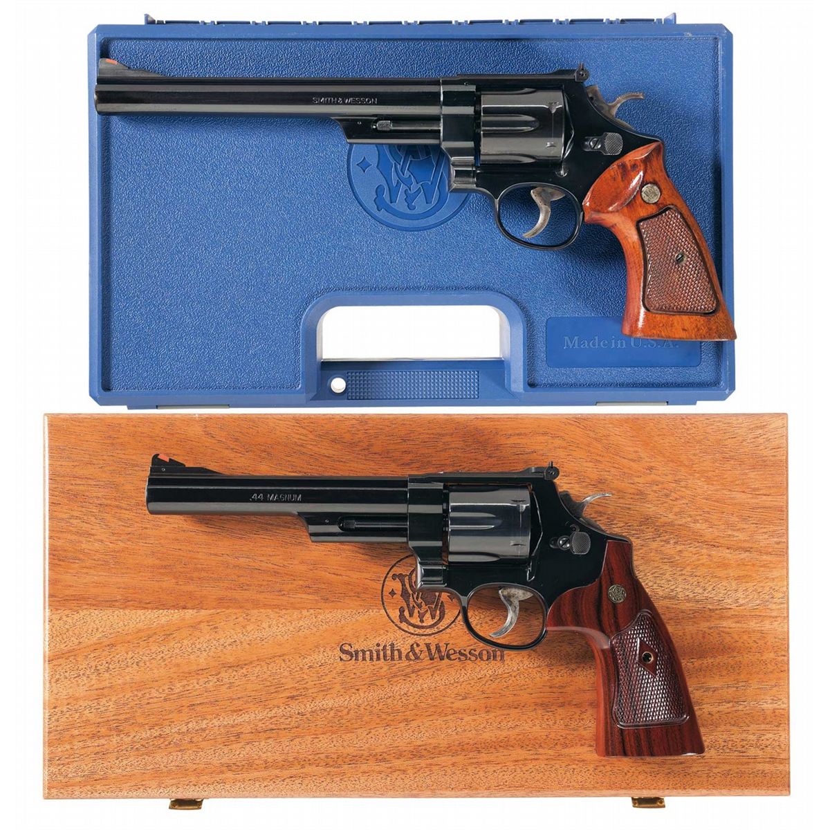 Two Smith & Wesson N Frame Double Action Revolvers