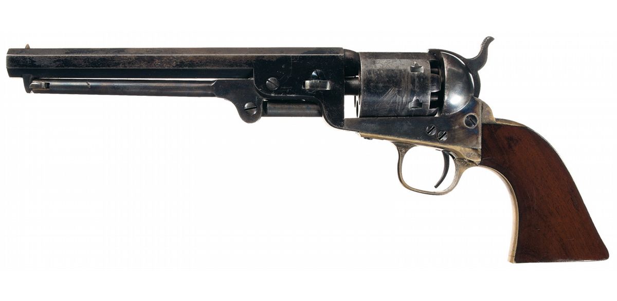 Very Fine Civil War Production Colt Model 1851 Civilian Navy Revolver
