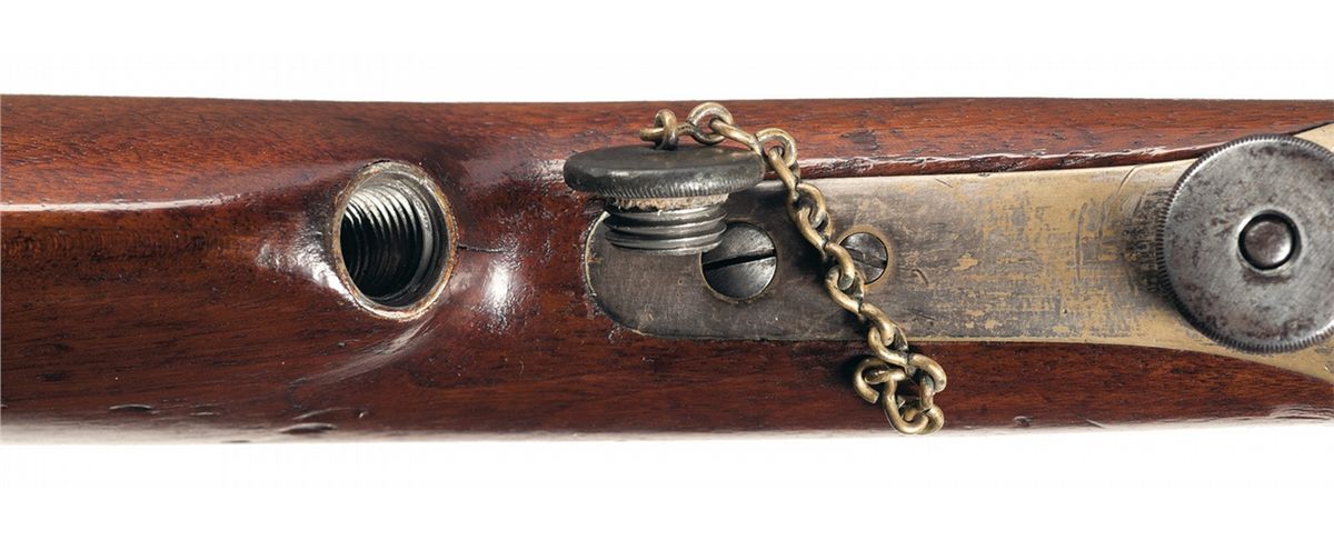 Scarce Canteen Shoulder Stock for a Colt 1851 Navy