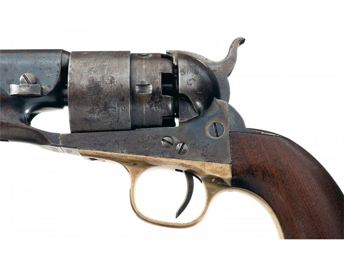 Civil War Colt U.S. Contract Model 1860 Army Revolver with Non-Factory ...