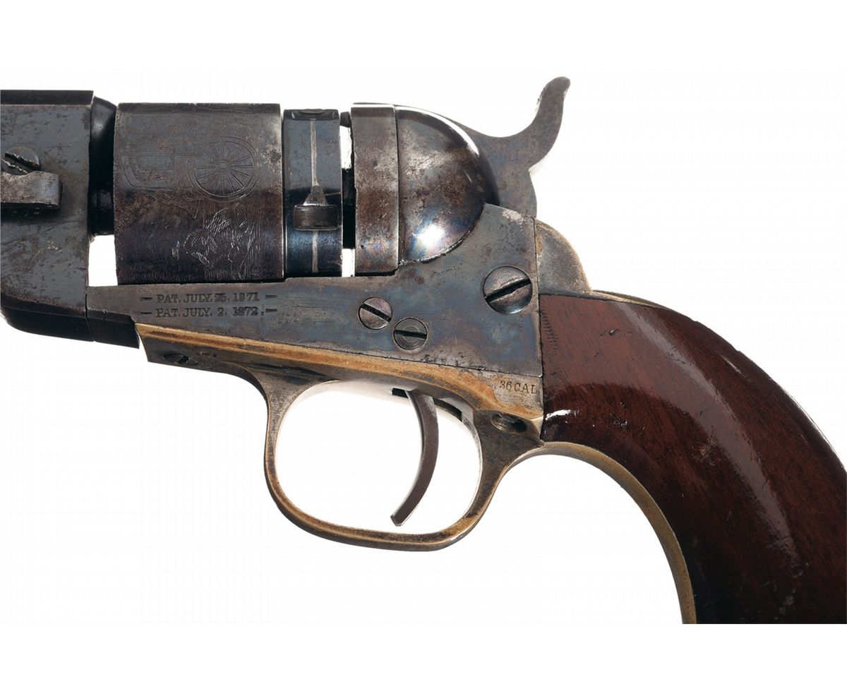 Colt Model 1862 Pocket Navy Cartridge Conversion Revolver with Scarce ...