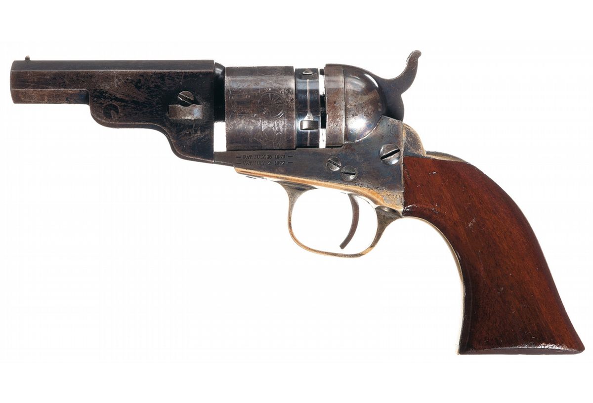 Colt Model 1862 Pocket Navy Cartridge Conversion Revolver with Scarce ...