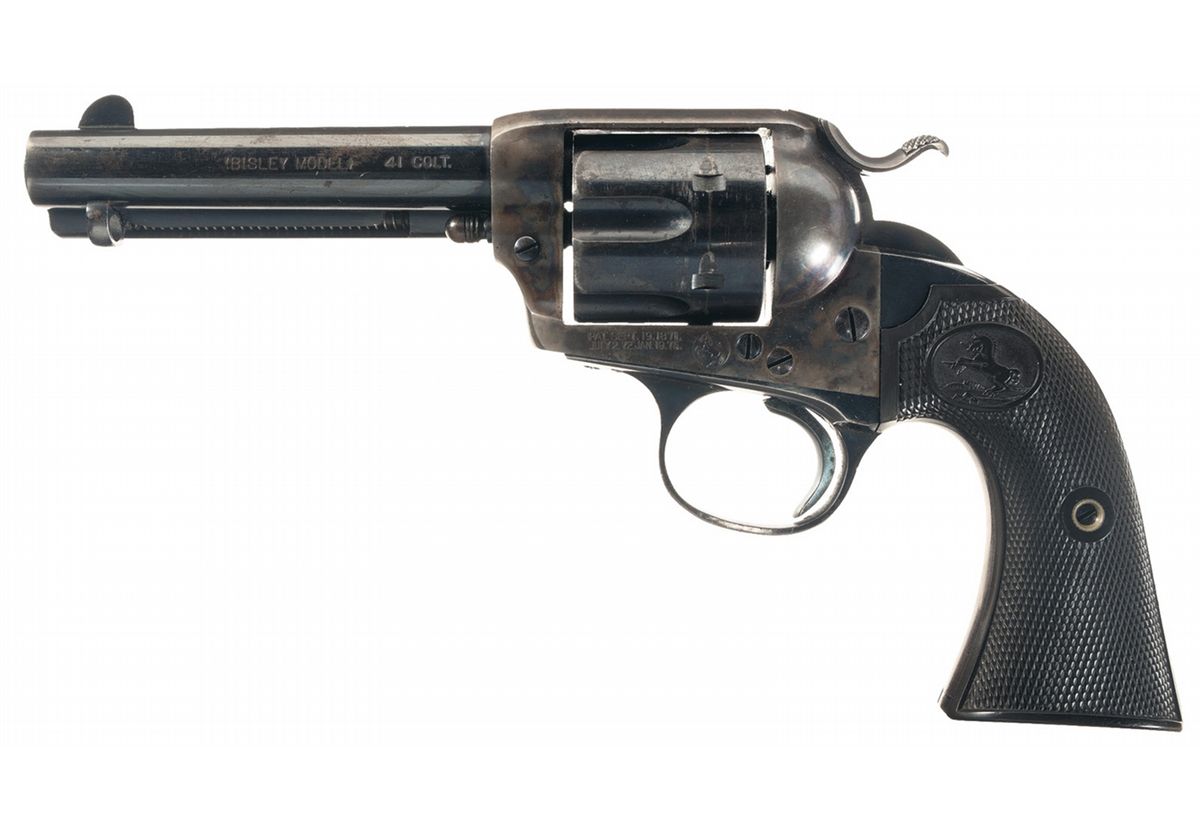 Colt Bisley Model Single Action Revolver in Scarce 41 Long Colt Caliber