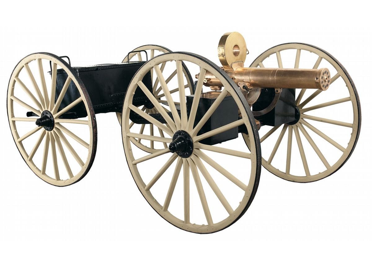 Highly Desirable U.S. Inspected Colt Model 1883 Gatling Gun with Field ...