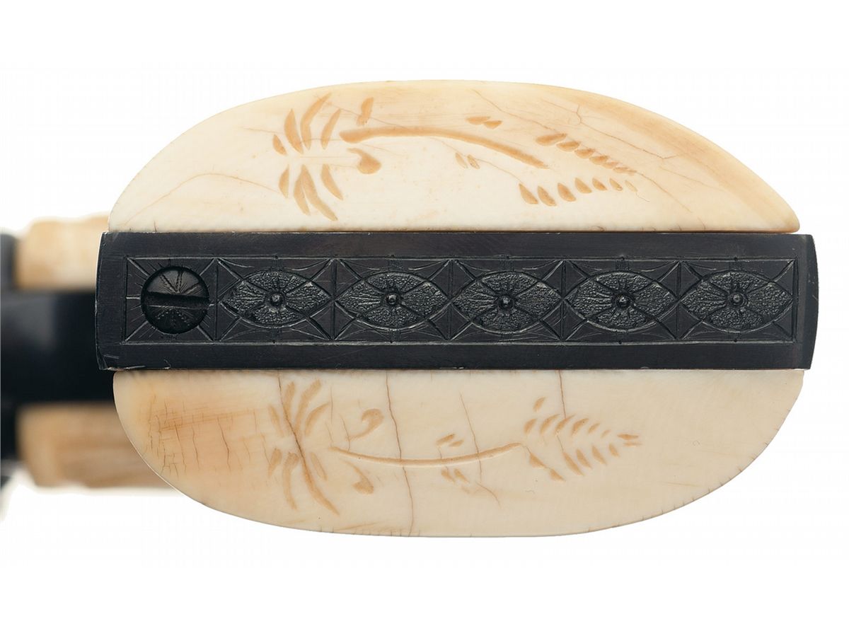 Custom Engraved Gold Inlaid Colt Single Action Army Revolver with ...