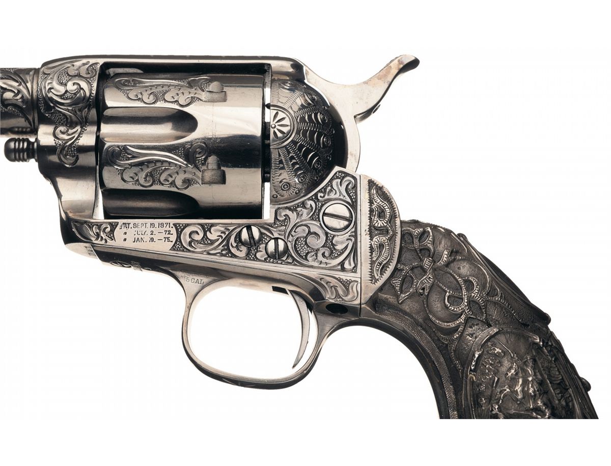 Custom Engraved Colt Blackpowder Single Action Army Revolver with ...