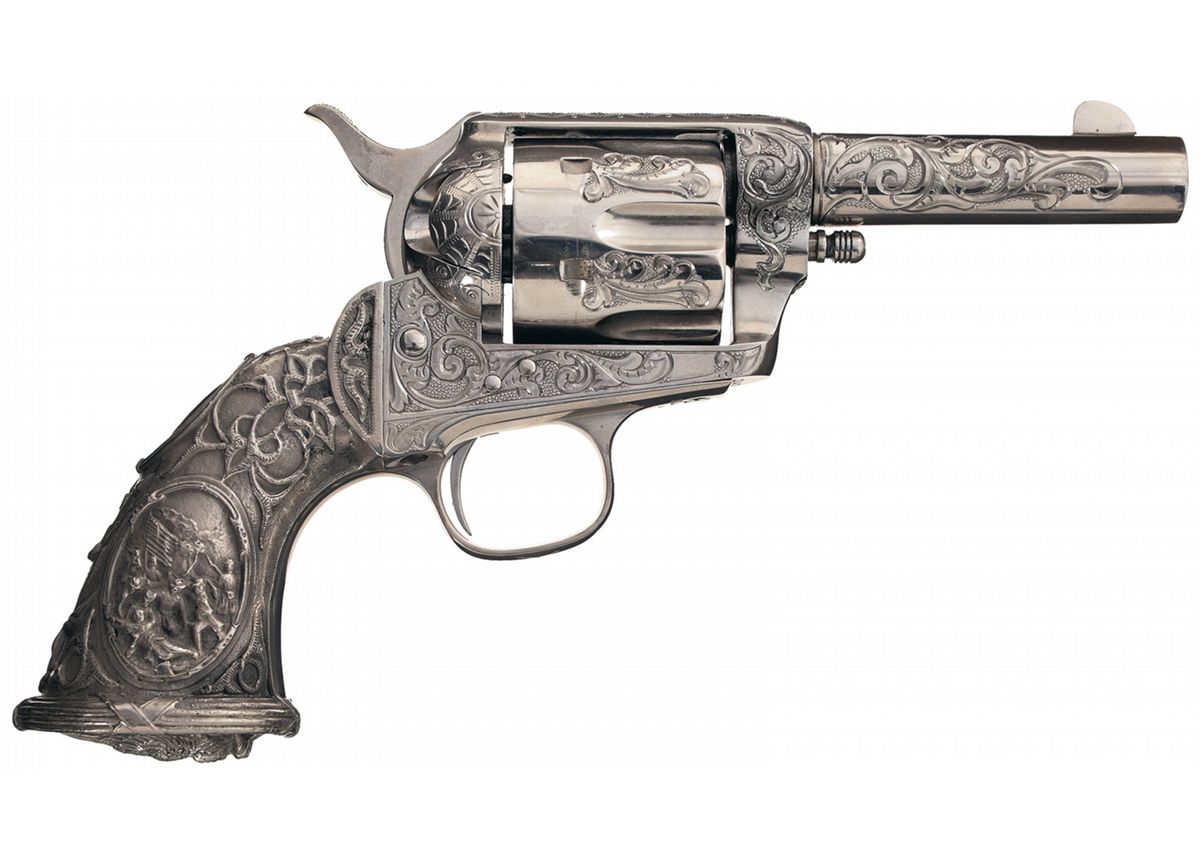 Custom Engraved Colt Blackpowder Single Action Army Revolver with ...