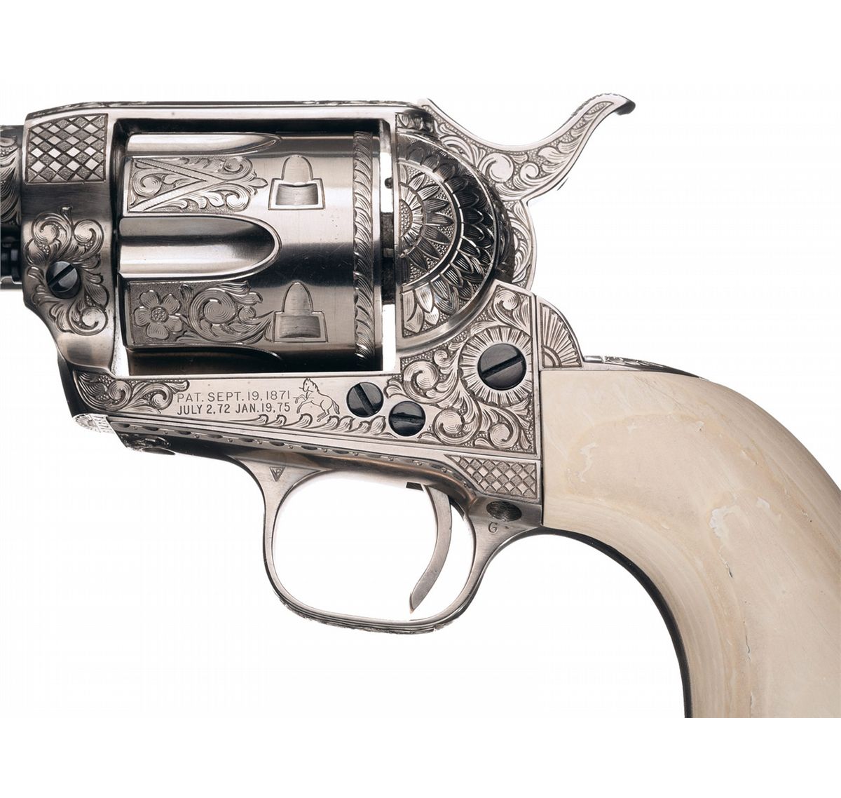 Custom Engraved 2nd Generation Colt Single Action Army Revolver