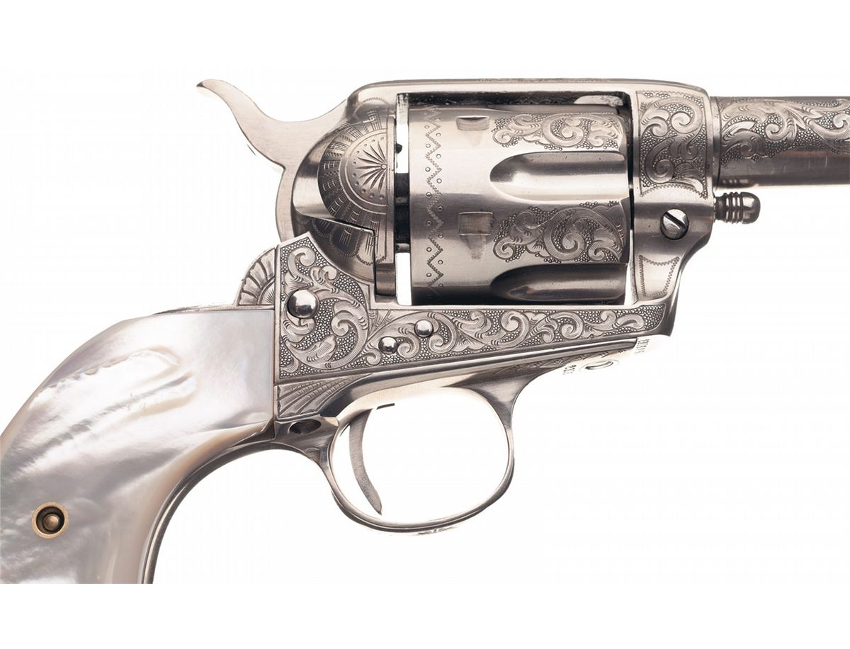 Custom Engraved First Generation Colt Single Action Army Revolver with ...