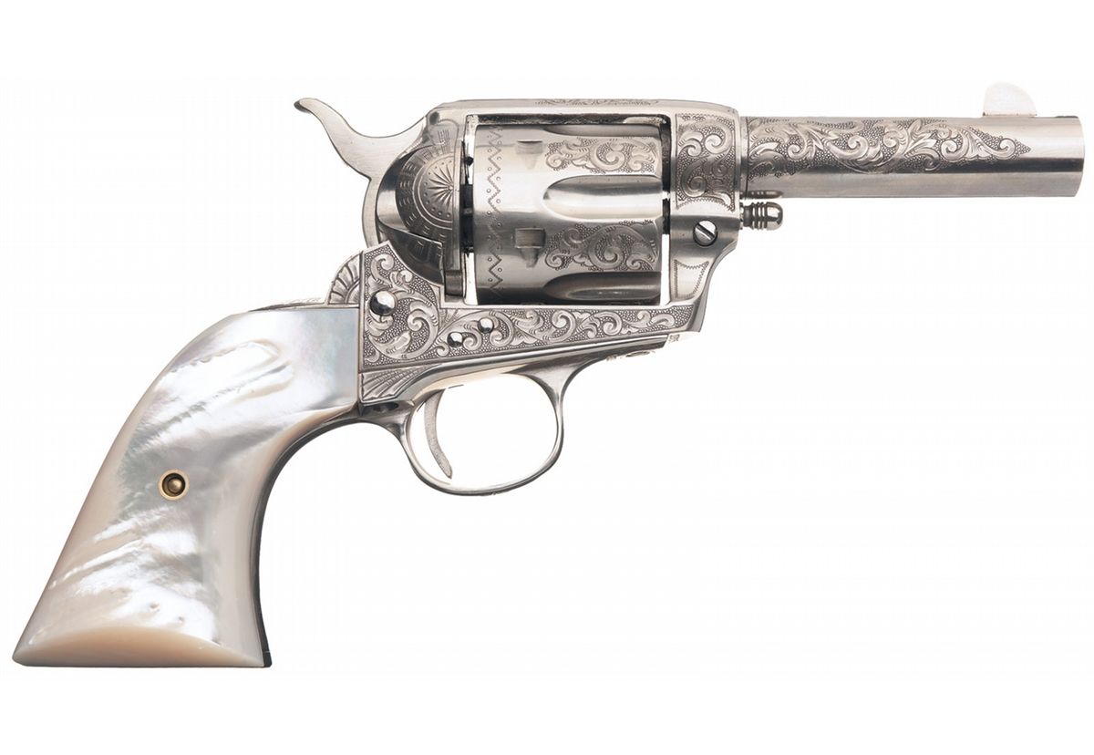 Custom Engraved First Generation Colt Single Action Army Revolver with ...