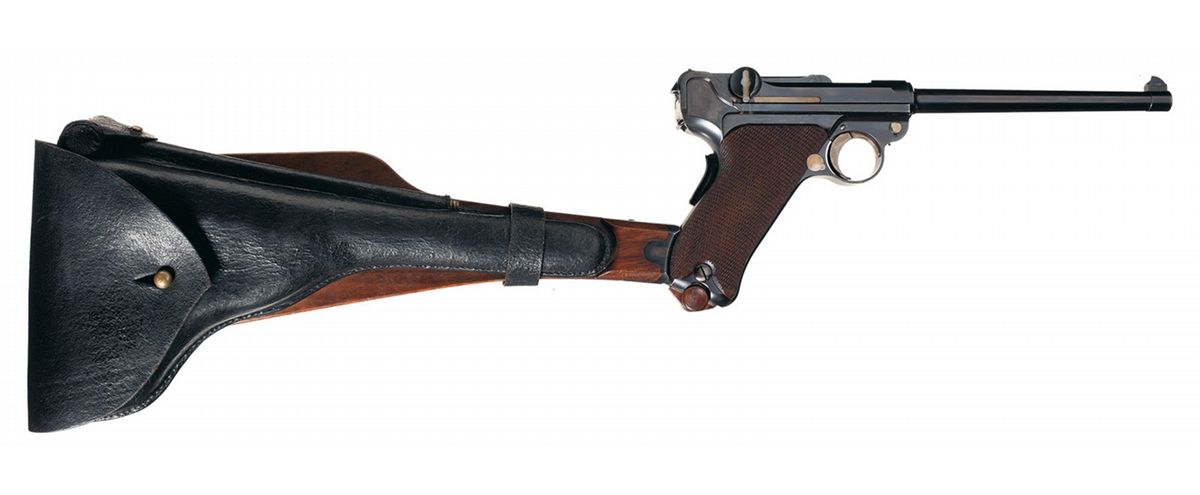 Extremely Rare DWM 1900 Long Barrel 10000 Range Prototype Luger Semi ...