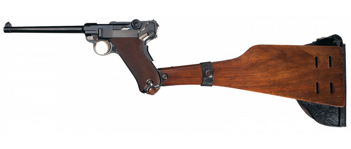 Extremely Rare DWM 1900 Long Barrel 10000 Range Prototype Luger Semi ...