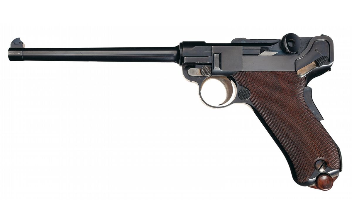 Extremely Rare DWM 1900 Long Barrel 10000 Range Prototype Luger Semi ...