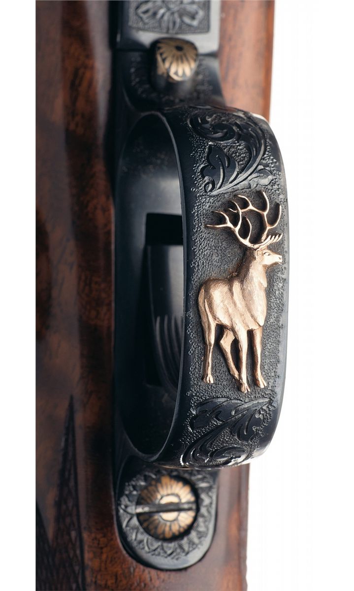 Custom Engraved and Gold Inlaid Winchester Model 70 Pre-64 Bolt Action ...