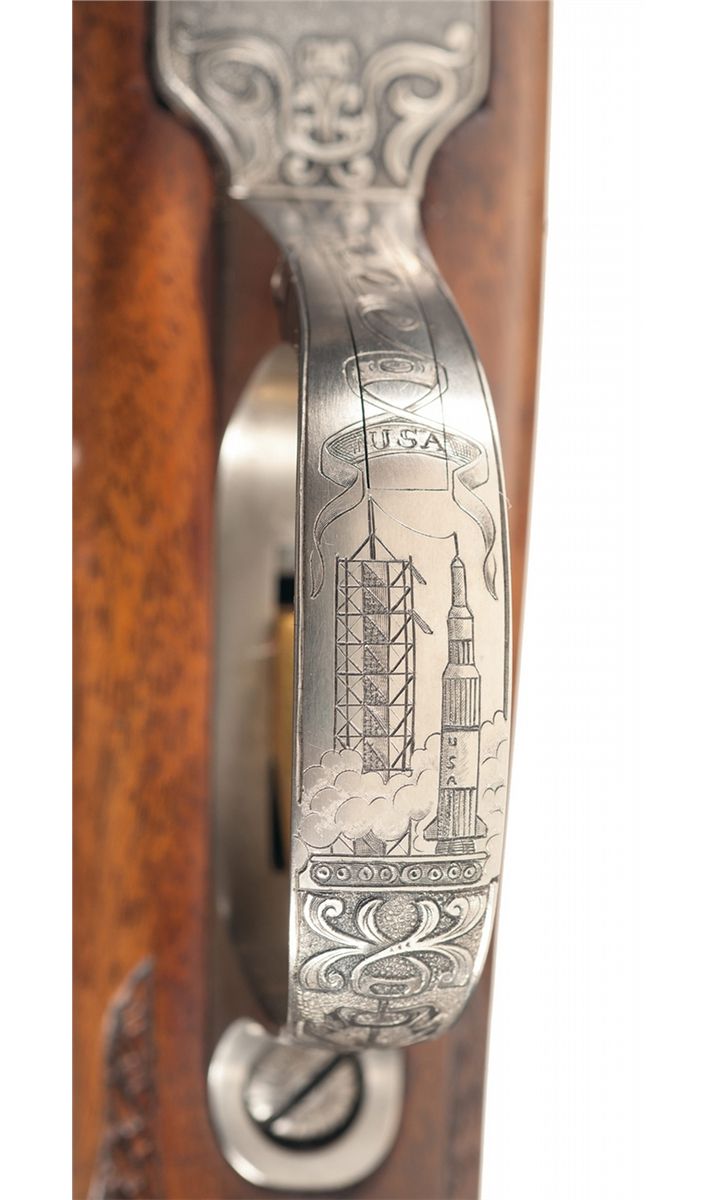 Engraved Dumoulin Amazone Limited Edition U.S. Space Themed Bolt Action ...