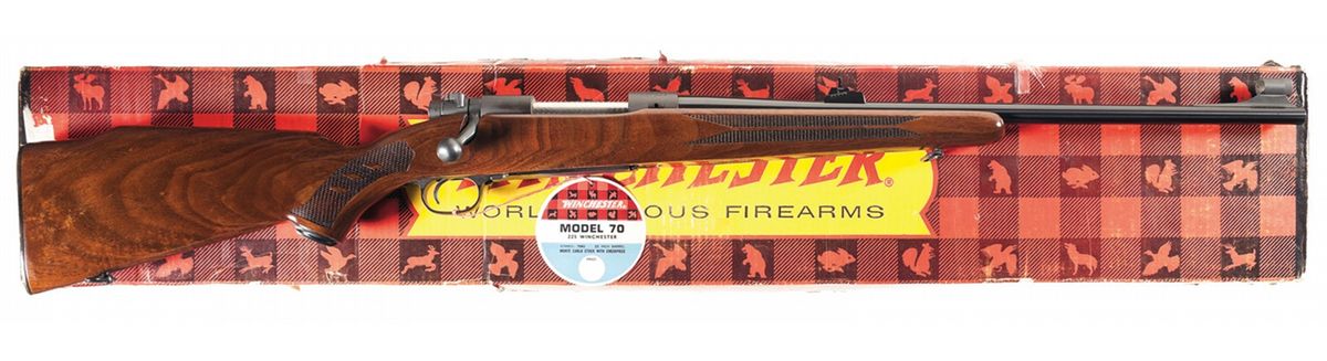 Post-64 Winchester Model 70 Bolt Action Rifle in Scarce 225 Winchester ...