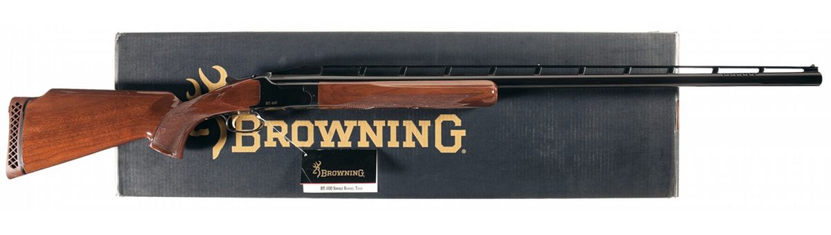 Browning BT-100 Single Barrel Trap Shotgun with Box