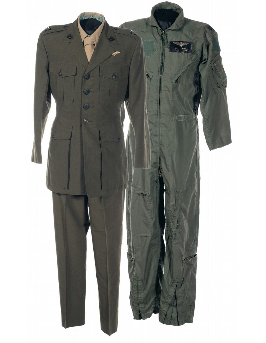 Historic U.S. Marine Corps Captain Uniform and Flight Suit Belonging to ...