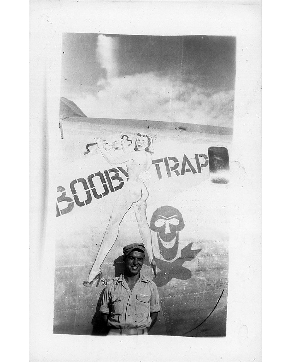 WWII "Booby Trap" Painted USAAF A-2 Flight Jacket and Uniforms