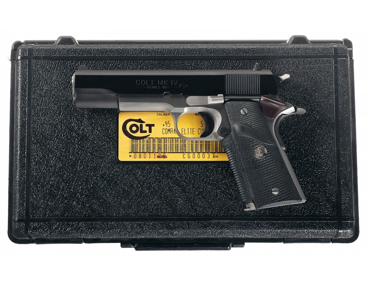 Colt Combat Elite Custom Edition Semi-Automatic Pistol with Case