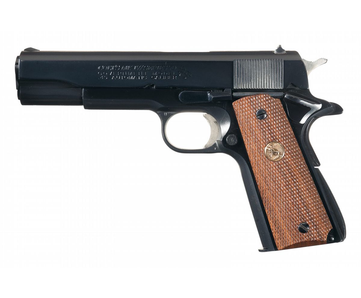 Colt MK IV Series 70 Government Model 1911 Semi-Automatic Pistol with ...